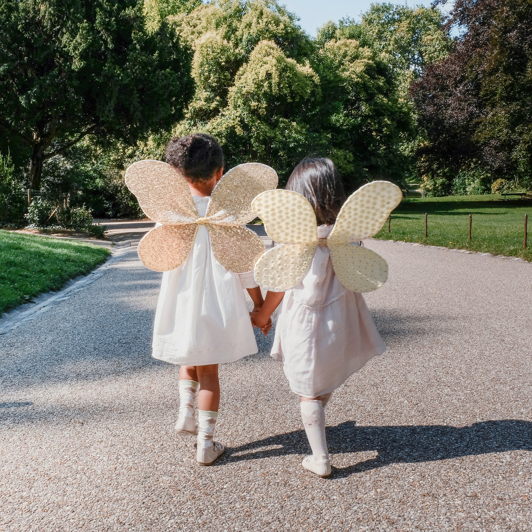 Magical Sequin Gold Fairy Wings – Rockahula Kids